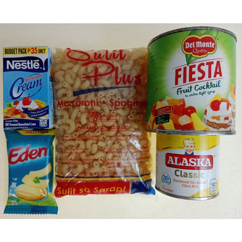 Grocery Package ( Macaroni Fruit Salad Set/Macaroni Fruit Salad Tipid ...