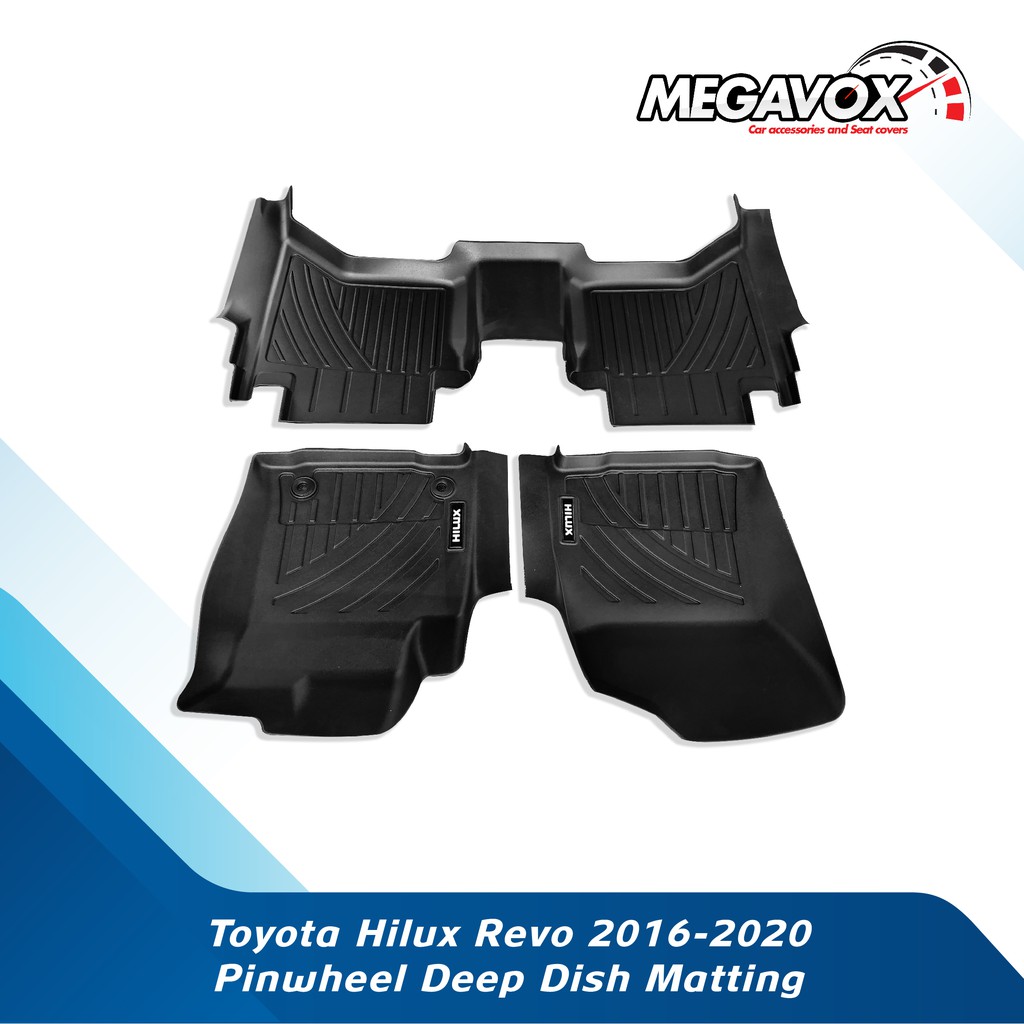 Toyota Hilux Revo 2016-2022 (Thermoplastic Material) Pinwheel Deep Dish ...
