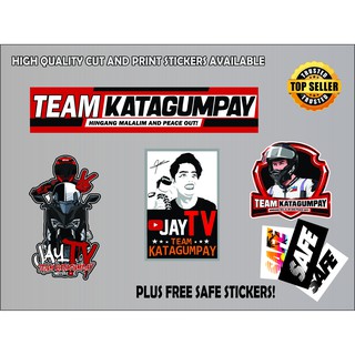 Team Katagumpay Cutout Stickers High Quality Vinyl Waterproof | Shopee ...
