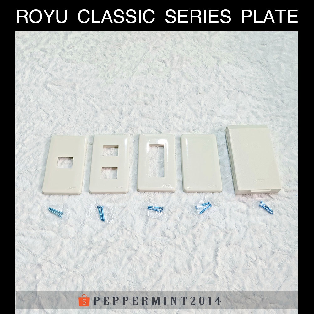 Royu Classic Series Plate Cover Outlet Switches 1 2 3 gang blank ...