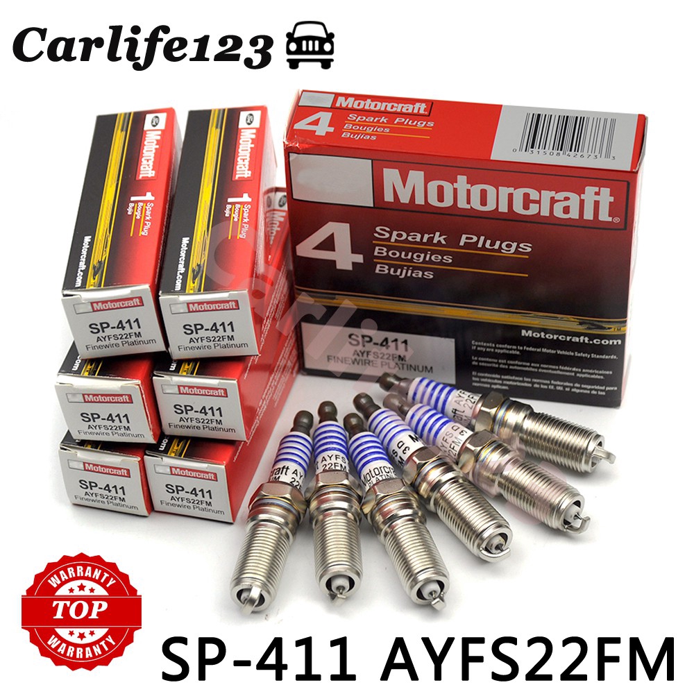 Platinum Spark Plug SP-411 AYFS22FM (1 set of 6 heads) | Shopee Philippines