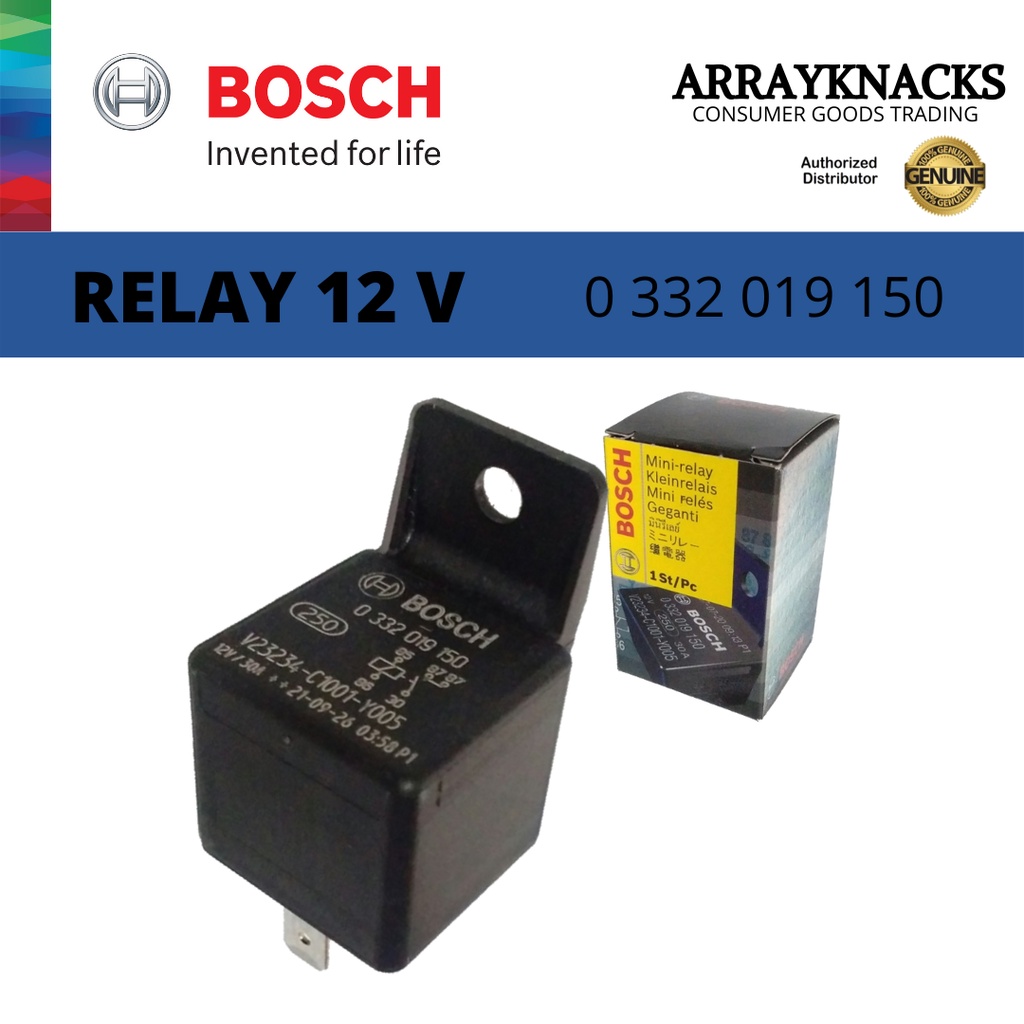 BOSCH RELAY 12V (0 332 019 150) | Shopee Philippines