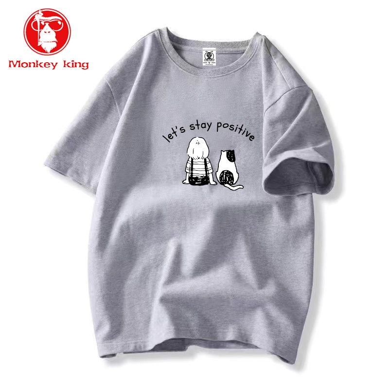 MONKEY KING COD cotton plus size tshirt for men on sale print graphic ...