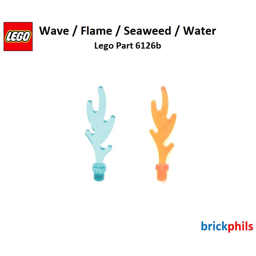 Lego Part 6126b Wave / Flame / Seaweed / Water | Shopee Philippines