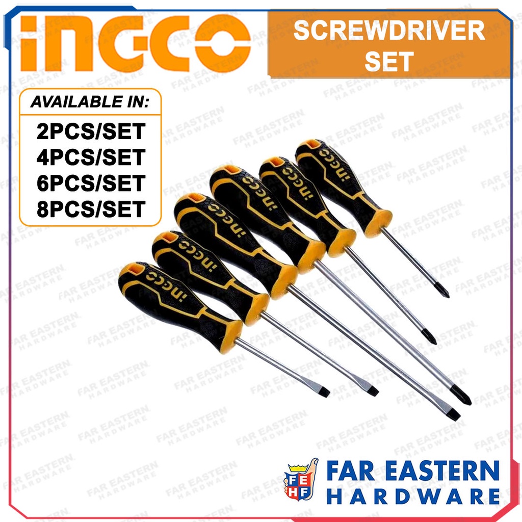 INGCO Screwdriver Set INHT | Shopee Philippines