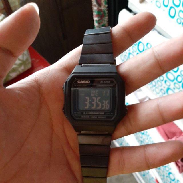 Casio Vintage B650WB-1B / B650 All Black / B650 Triple Black | Shopee ...