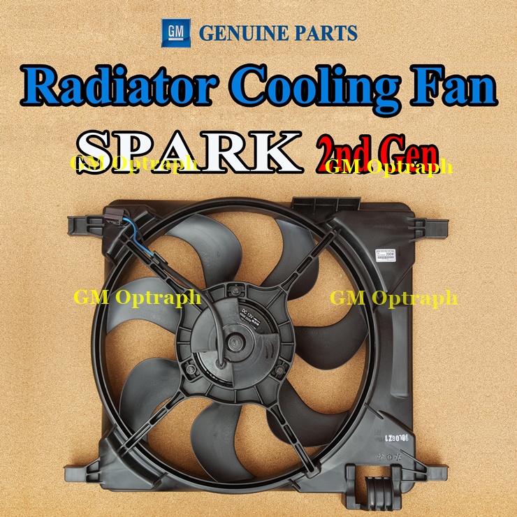 SPARK 2nd Gen 2010~5 Radiator cooling fan assembly ( GM Genuine / Made ...