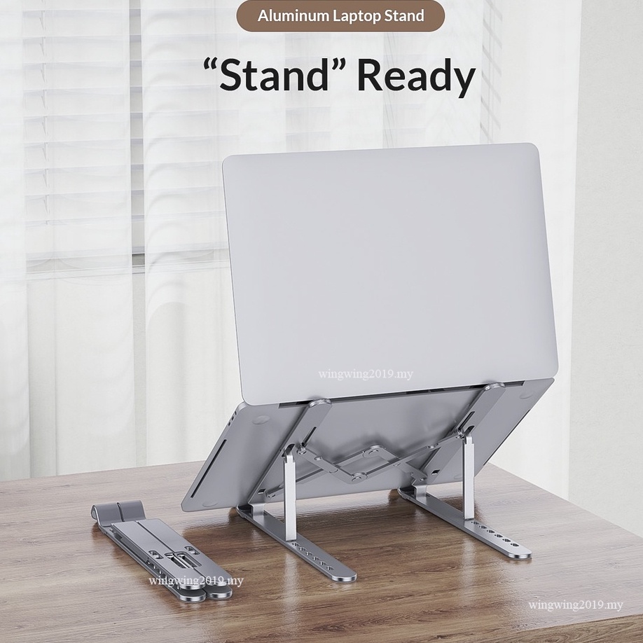 Portable Adjustable 7 Angles ABS Plastic Laptop Stand Desktop ...