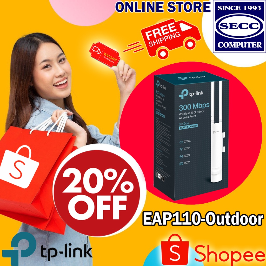EAP110-Outdoor 300Mbps Wireless N Outdoor Access Point | Shopee Philippines