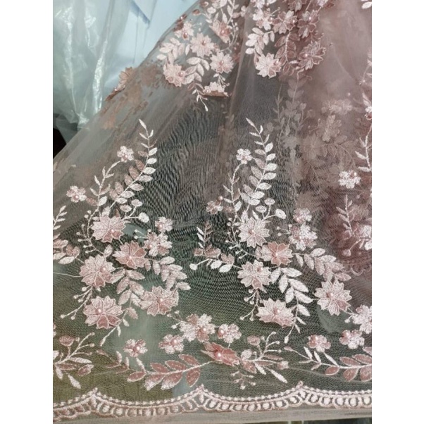 3D LACE FABRICS. Sold per yard. | Shopee Philippines