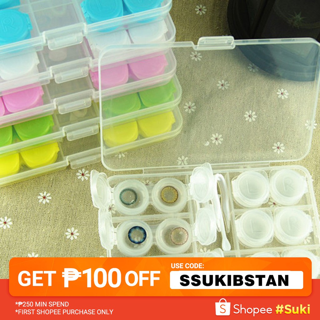 Eyeshare Contact Lens Case Container Storage Holder Large Capacity ...
