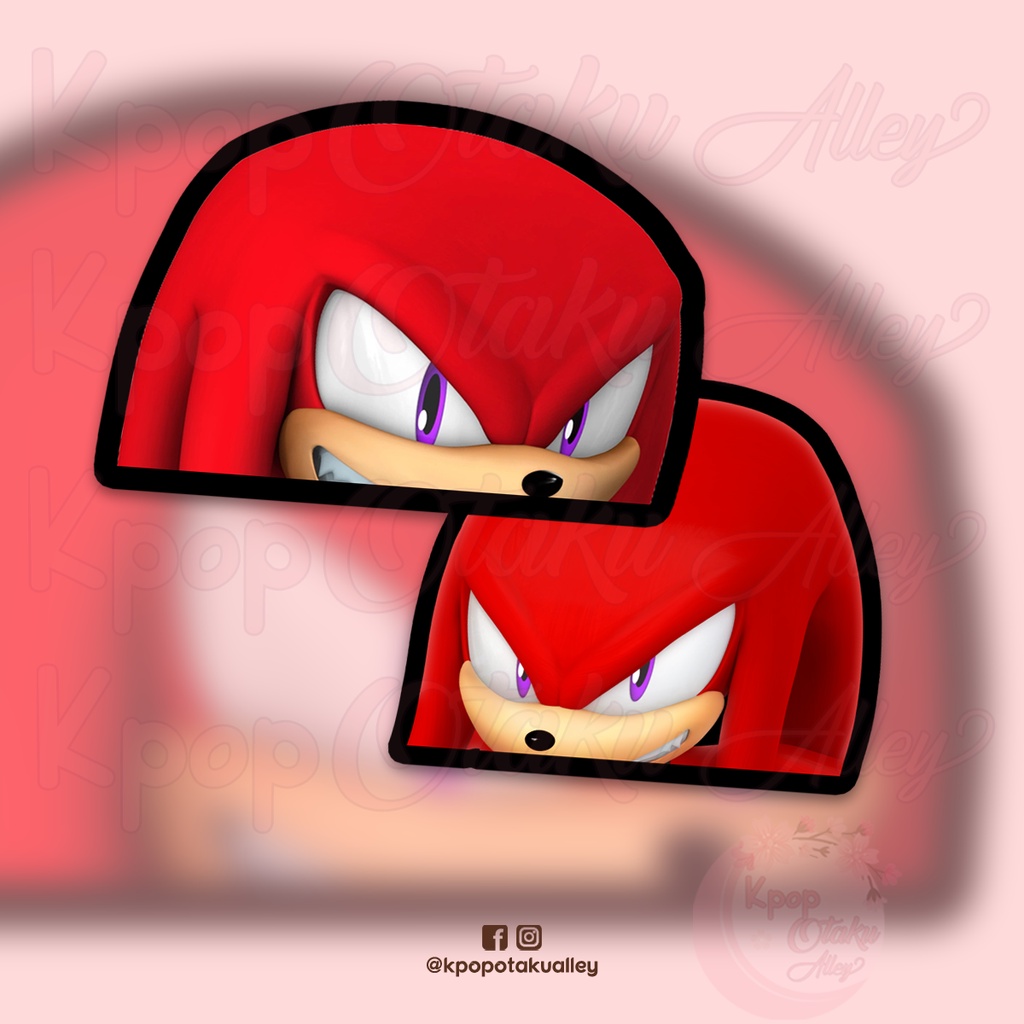 Knuckles - Sonic the Hedgehog Peeker Sticker ver A | Kpop Otaku Alley ...