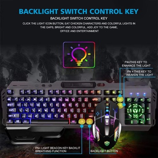 GK70 RGB Gaming Keyboard And Mouse Set With 104 Keys Backlight Wired ...