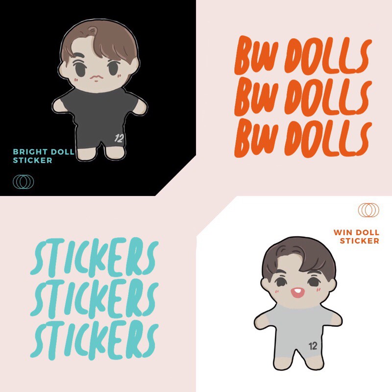 BrightWin Doll Sticker Set | Shopee Philippines