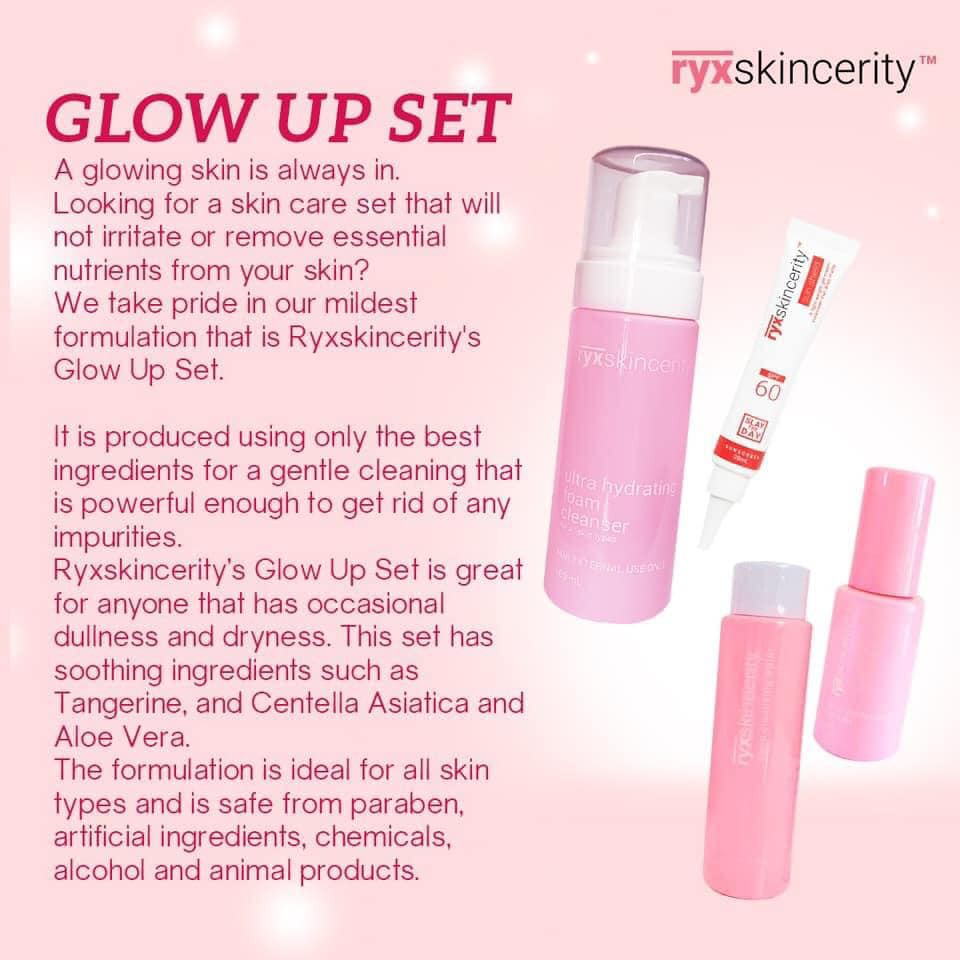 RYX Skincerity Glowup Set | Shopee Philippines
