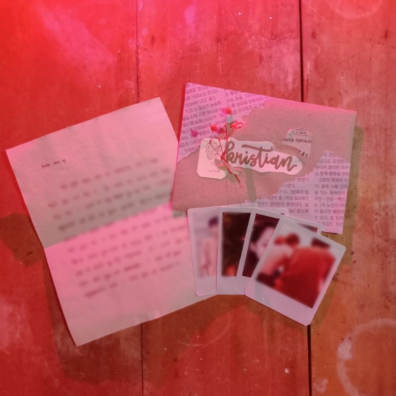 customized-handwritten-blank-letter-with-polaroids-shopee-philippines