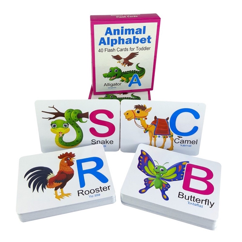 Animal Alphabet Flash Card | Shopee Philippines