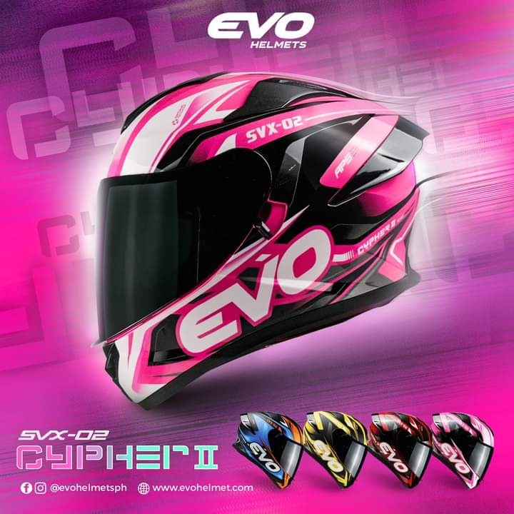 EVO SVX-02 Cypher Full Face Dual Visor Helmet with Free Clear Lens ...