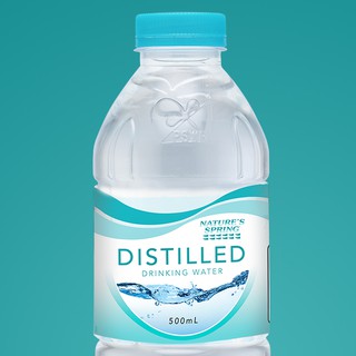 Nature's Spring Distilled Water 500 mL | Shopee Philippines