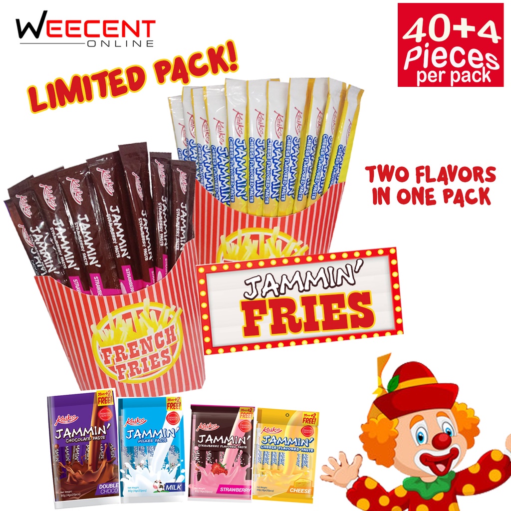JAMMIN HAPPY FRIES (LIMITED CARNIVAL PACK)40+4 | Shopee Philippines