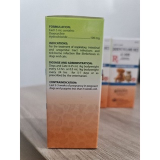 LC-Dox Doxycycline HCl 60mL and 120mL suspension for Dogs and Cats ...