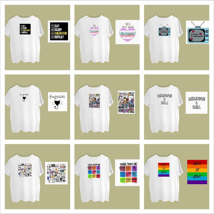 BL Shirt | Boys Love Logos Collection | BL Series | UNISEX | BL Logos ...