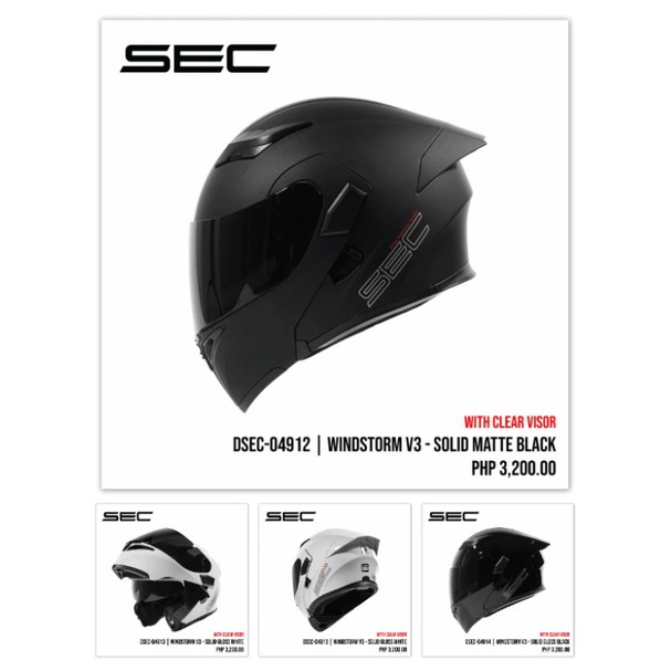 SEC WINDSTORM V3 MODULAR GLOSS WHITE HELMET UNBOXING, REVIEW AFFORDABLE ...