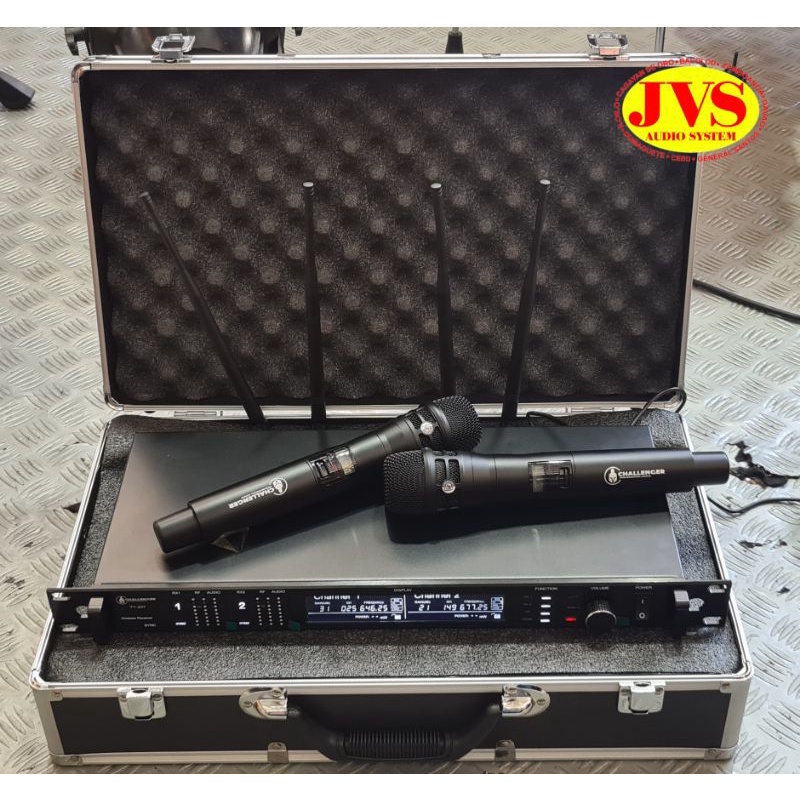 Challenger TY-207 Professional Premium Dual Wireless Microphones True ...