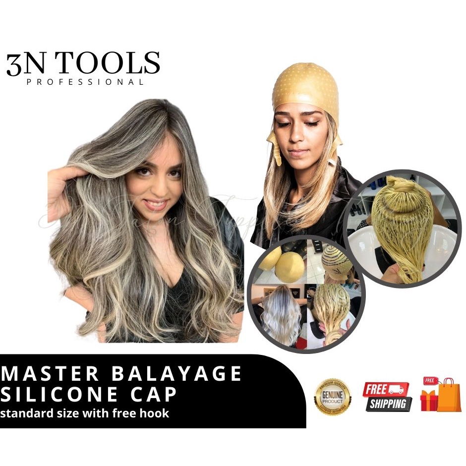 Master Balayage Silicone Cap from Brazil (with FREE hook) | Shopee ...