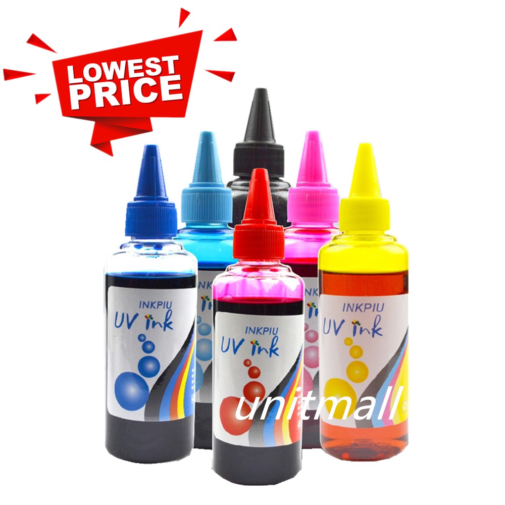 Inkpiu Universal UV Dye Ink 100ml premium ink Great ink | Shopee ...