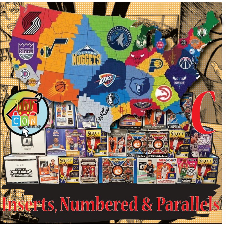 Mixed Inserts, Numbered & Parallels set C : NBA Cards | Shopee Philippines
