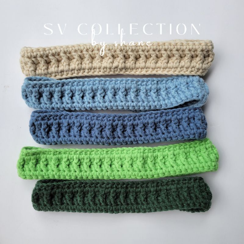 Garterized Crochet Headband | Shopee Philippines