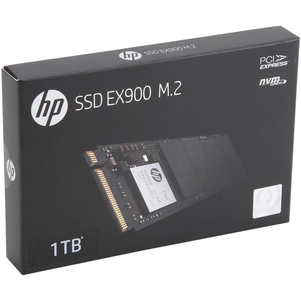 Hewlett Packard EX900 M.2 500GB 1tb PCIe Gen3 x 4 NVMe 3D TLC NAND ...
