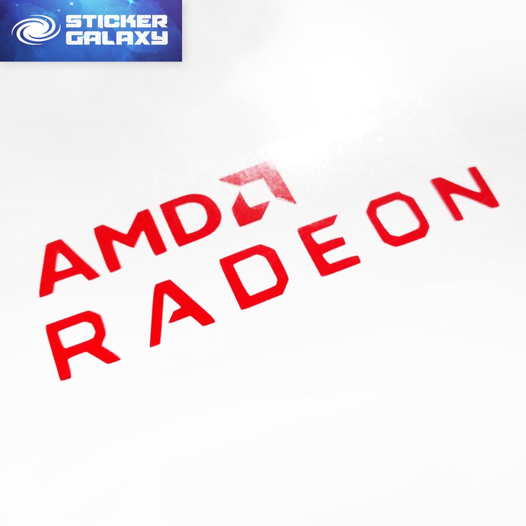 AMD RADEON PC gamer vinyl sticker decal for pc case, laptop, and other ...