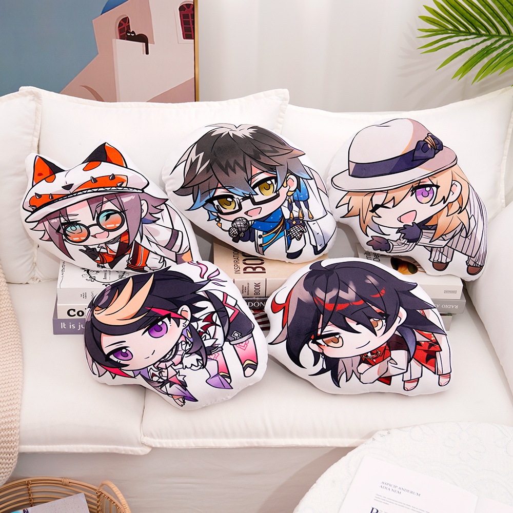 40cm Cute Nijisanji Luxiem Pillow Anime Ike Eveland Mysta Rias Vox ...