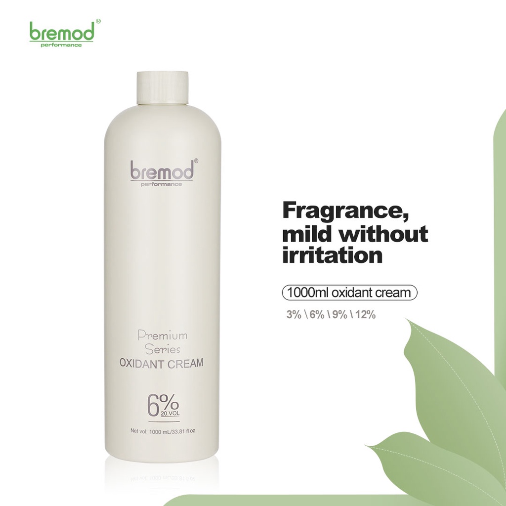 Bremod Premium 1000ml Oxidizer Cream Hair Dye Fashion Color Long ...