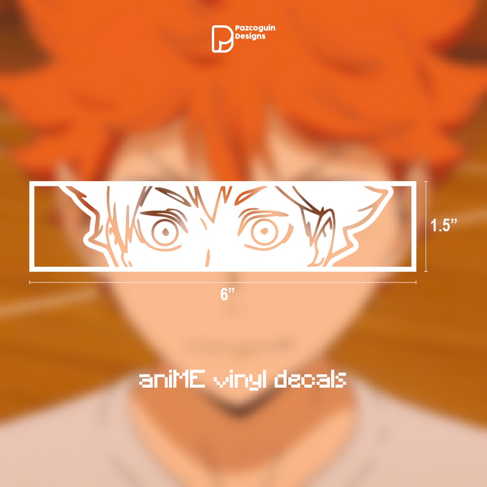 AniME Husbando Vinyl Stickers Haikyu!! Shoyo Hinata | Shopee Philippines