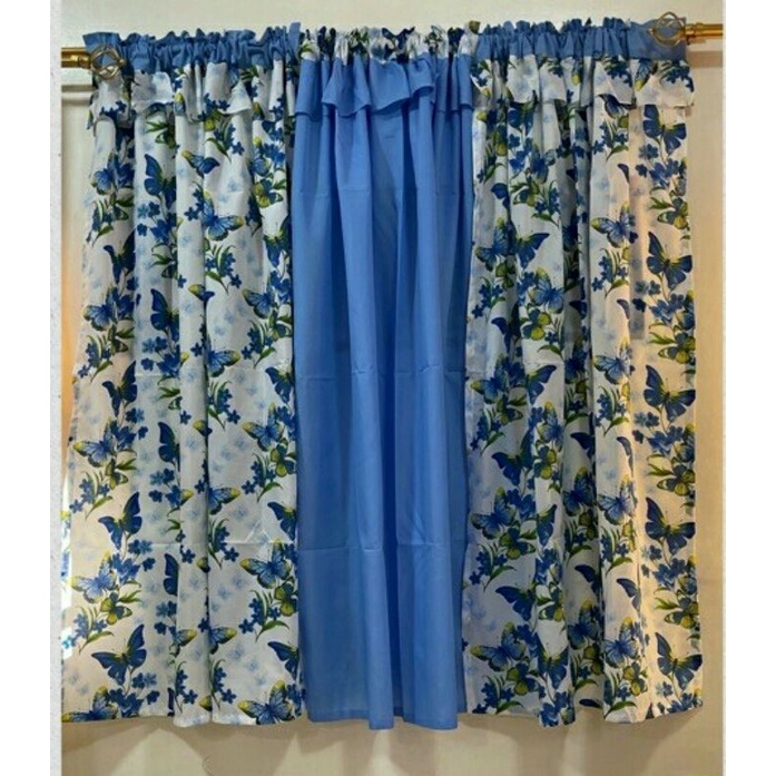 3 in 1 curtain (geena fabric) | Shopee Philippines