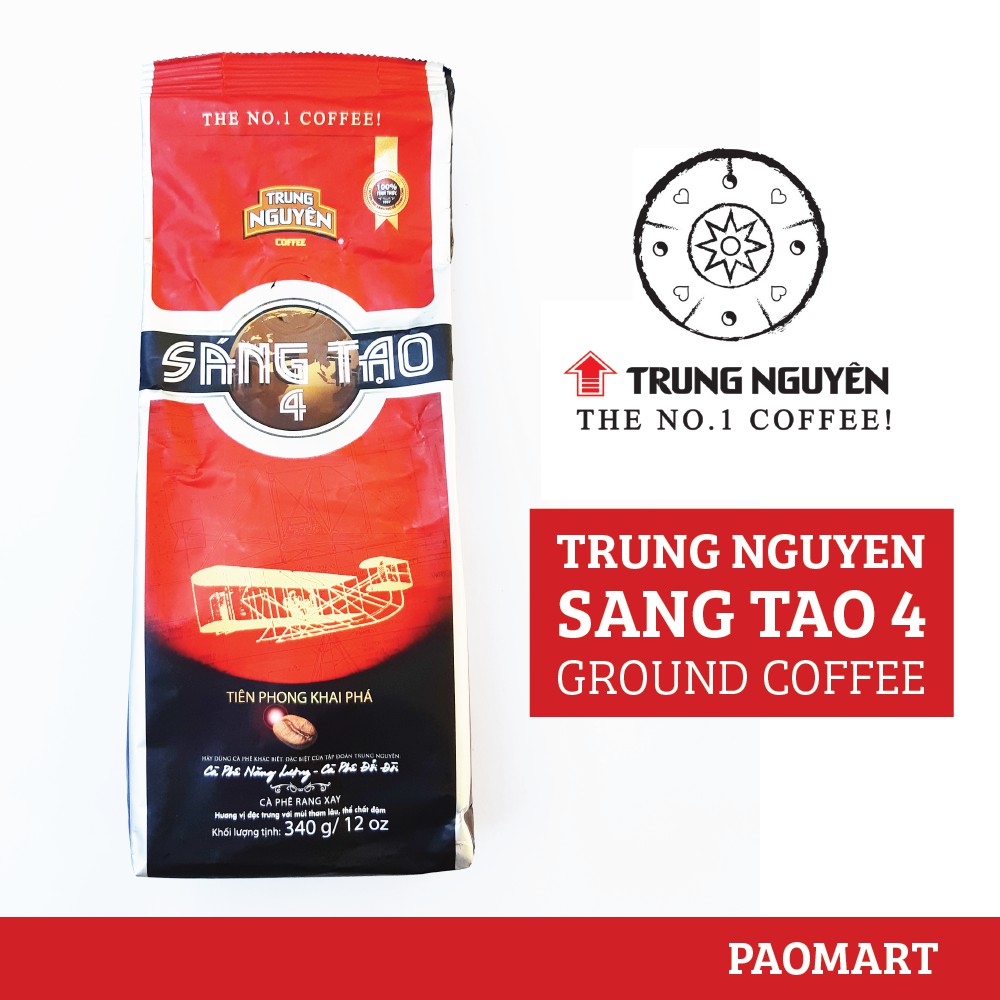 Trung Nguyen Creative Sang Tao 4 Ground Coffee Vietnam 340g | Shopee ...