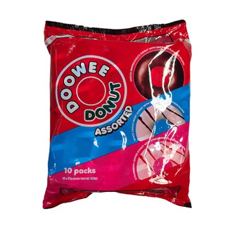 Doowee Donuts Assorted 10 packs 420g | Shopee Philippines