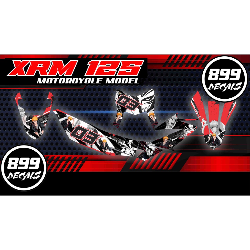 Honda XRM 125 Trinity Full Body Decals Laminated | Shopee Philippines