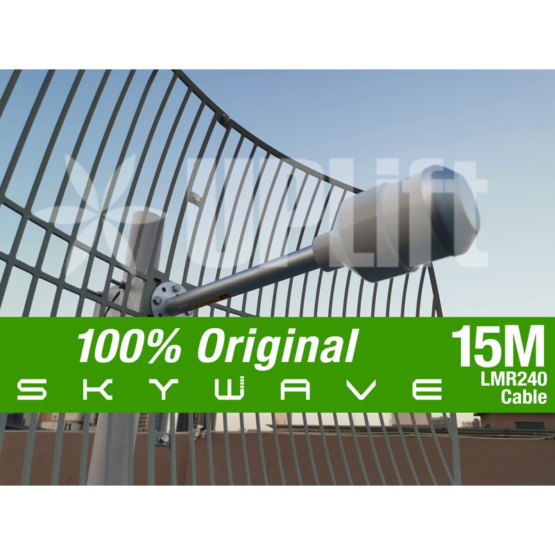 UPLift SkyWave Dual Polarity MIMO Parabolic Antenna 48dbi 1800-3800Mhz ...