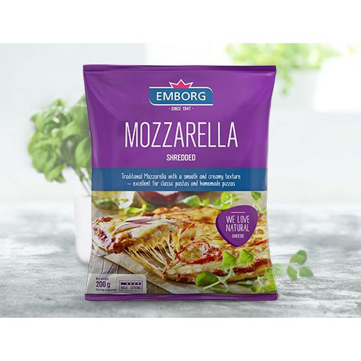 Emborg Mozzarella Shredded 200g | Shopee Philippines
