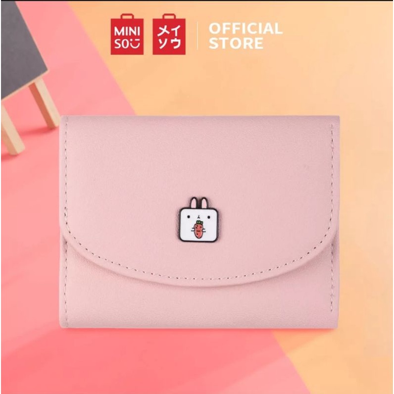 Miniso NEW ANIMALS TRIFOLD / DOUBLE FOLD / Long WALLET. Ready surabaya ...
