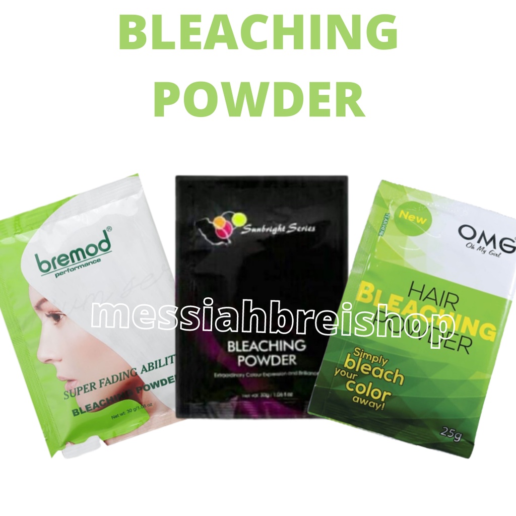 BLEACHING POWDER SACHET (BREMOD, SUNBRIGHT, OMG) | Shopee Philippines