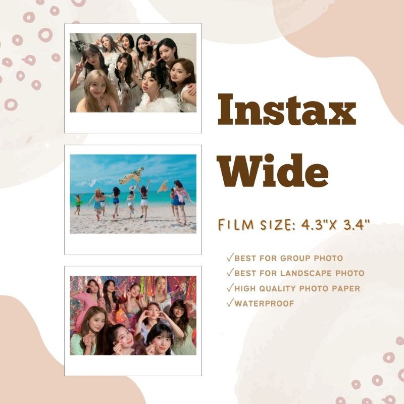 INSTAX INSPIRED PHOTO (wide) | Shopee Philippines