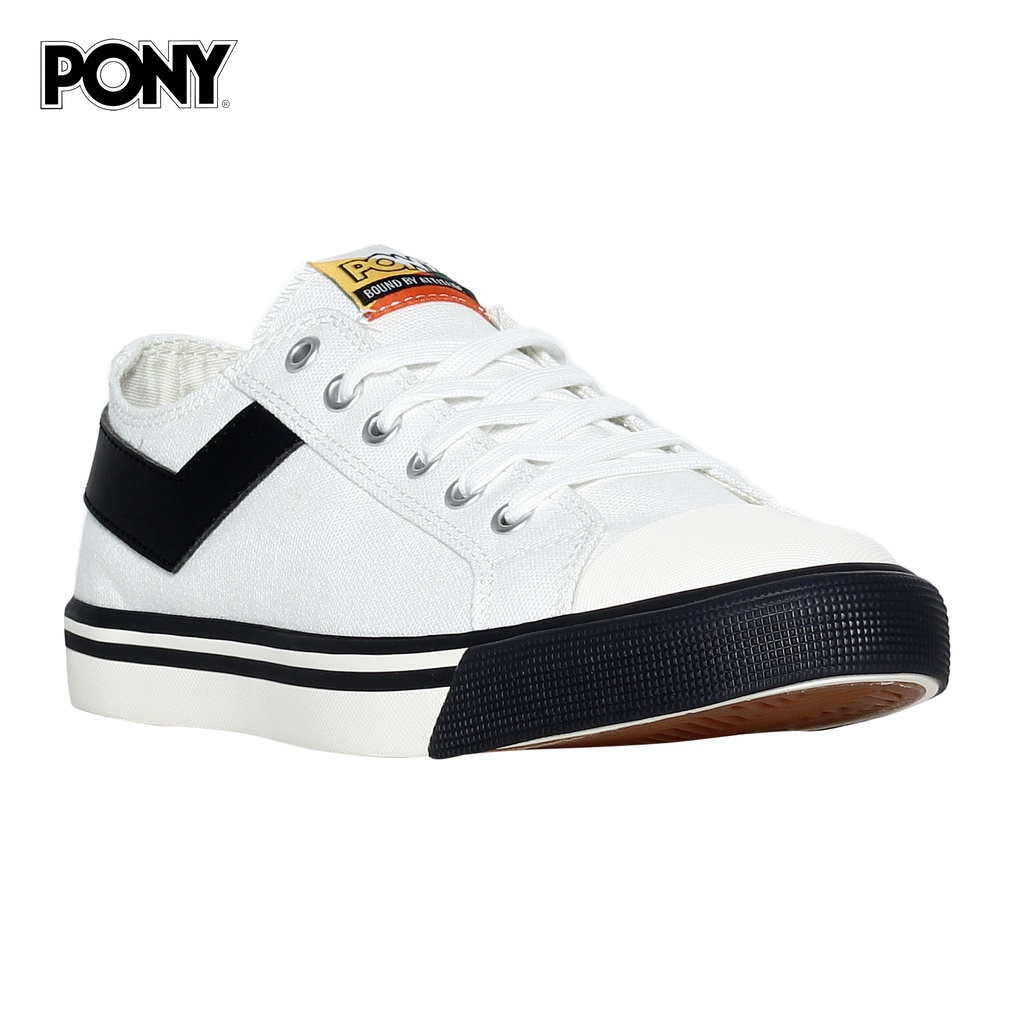 Pony Men's - Shooter Low (White/Black) | Shopee Philippines