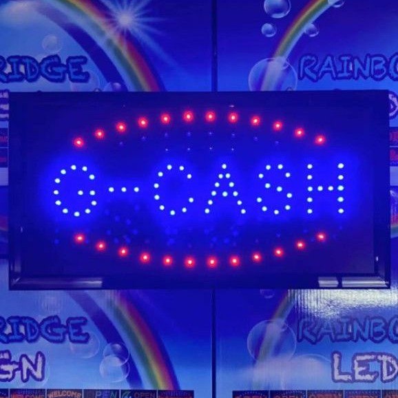 G-CASH RAINBOW BRIDGE LED SIGNAGE (NEW-Small-Large) #SIZE: W48cm ...