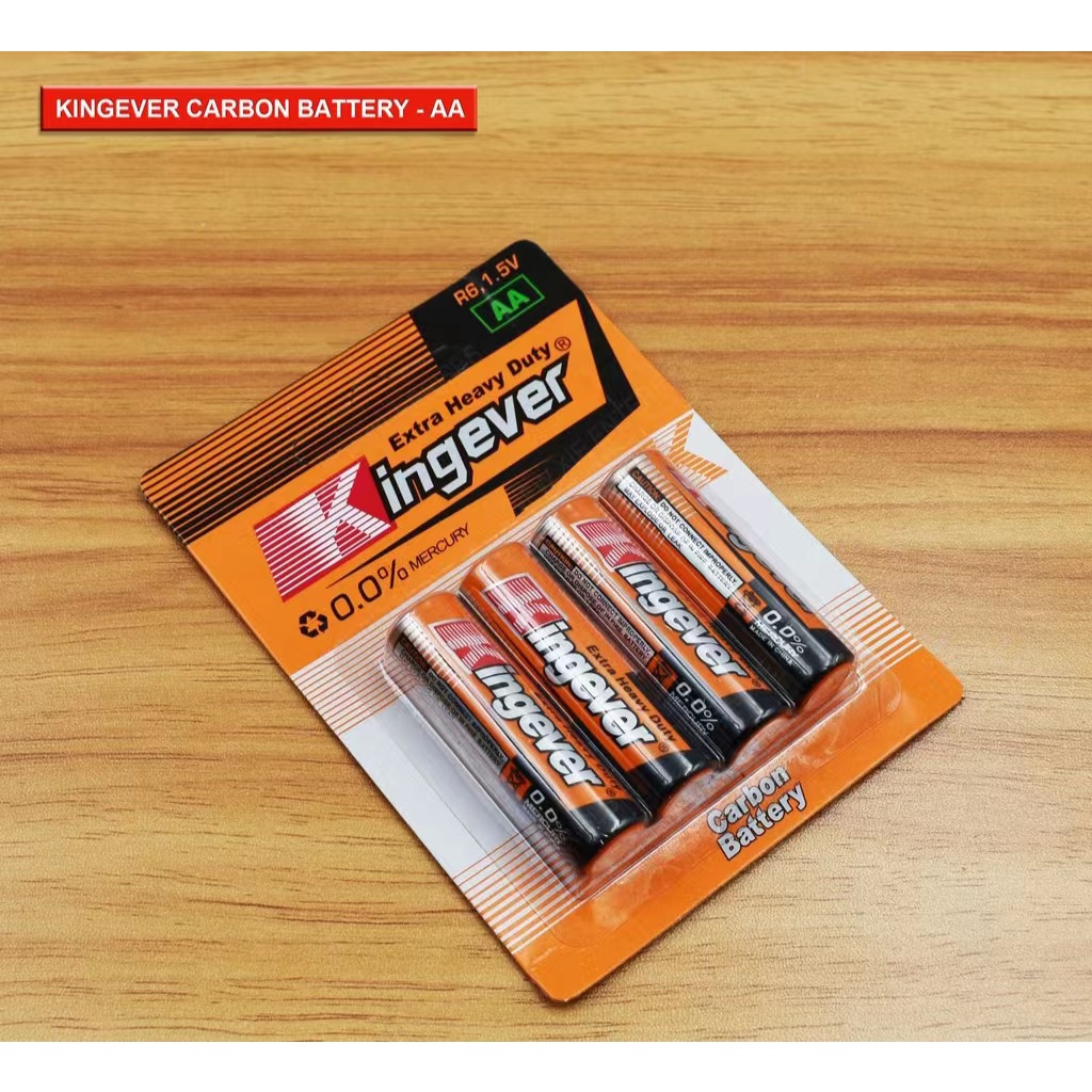Kingever Extra Heavy Duty Battery Double AA And Tripple AAA | Shopee ...