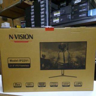 Nvision IP22V1 21.5 inches Frameless Led IPS Monitor FULL HD 1080P 75hz ...